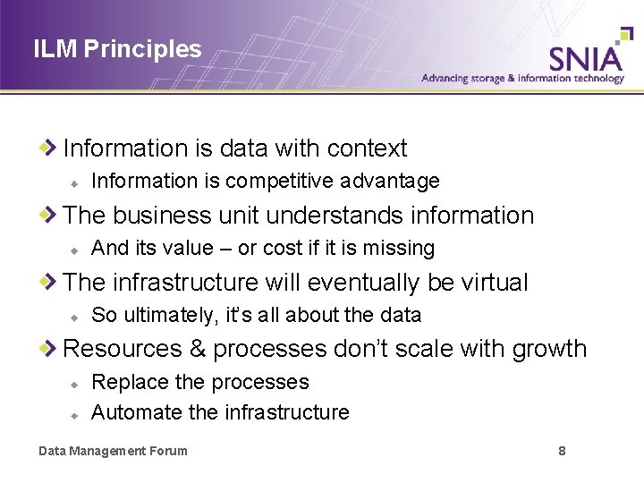 The Challenges and Opportunities of Information Lifecycle Management