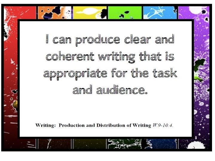 Writing the 3 8 Paragraph Target for Learning