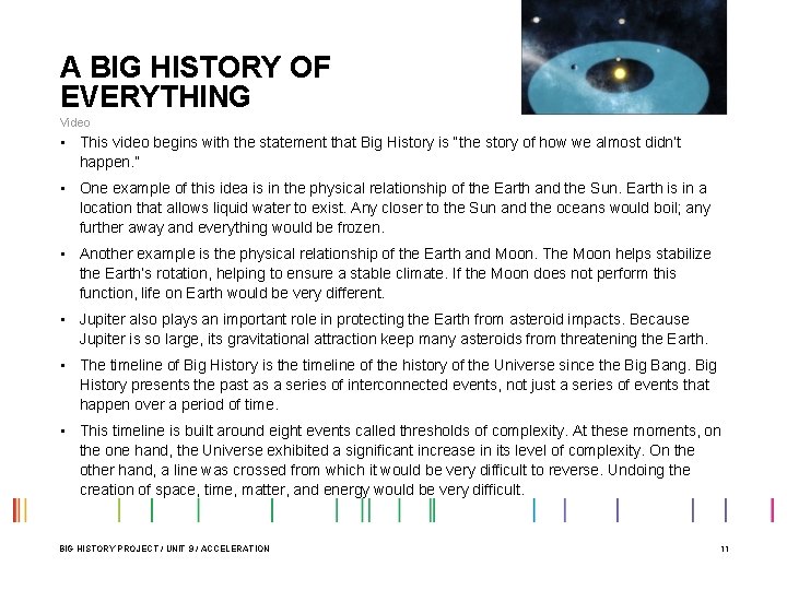 1 WHAT IS BIG HISTORY WHY DO WE