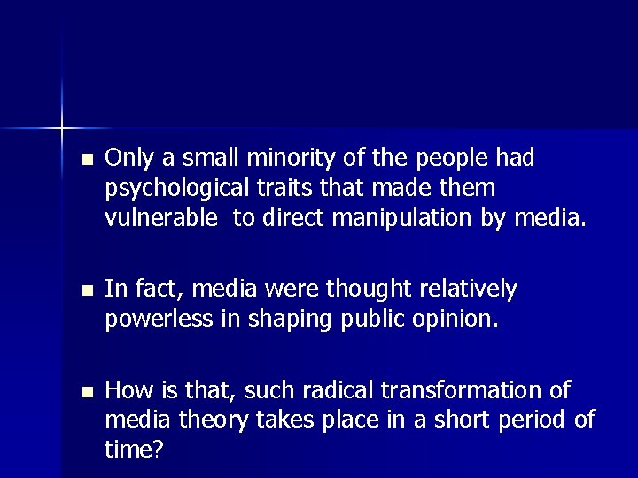 Limited Effects Theory of Mass Communication Source Baran