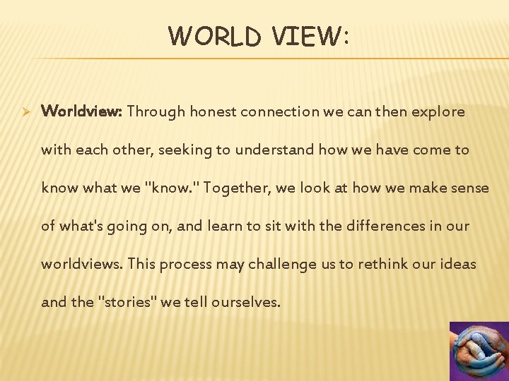 WHAT IS INTENTIONAL PEER SUPPORT PRESENTED BY DAVID