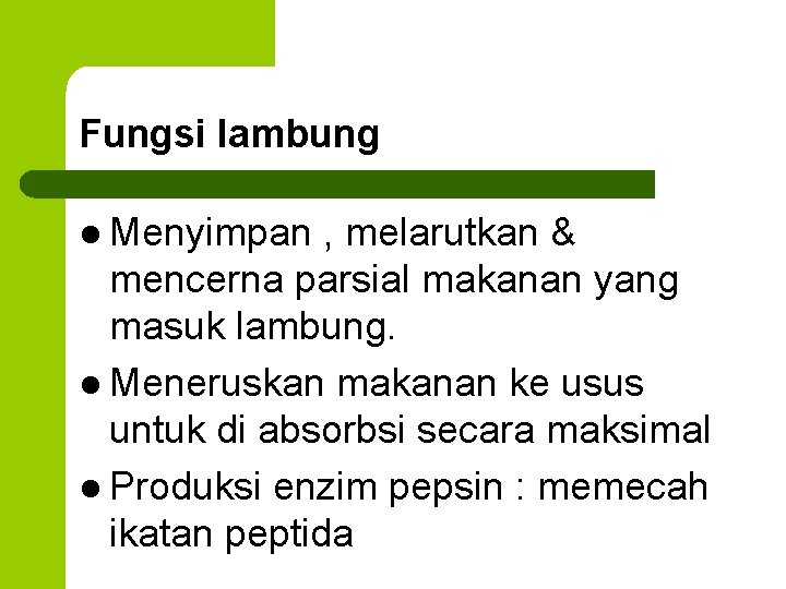 ANATOMI FISIOLOGI SISTEM PENCERNAAN OLEH dr sugeng riyadi
