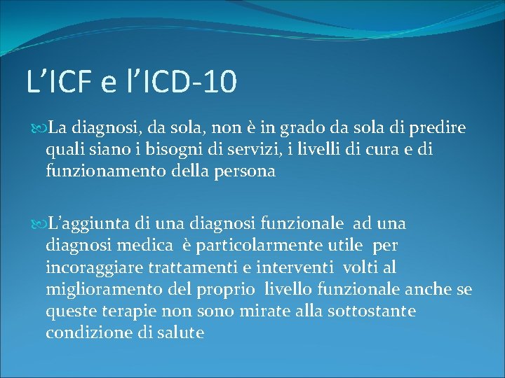 ICF International Classification of Functioning Disability and Health