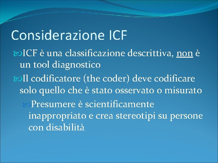 ICF International Classification of Functioning Disability and Health