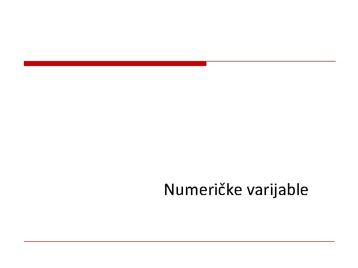 Vrste i prikaz podataka u biomedicinskim istraivanjima www