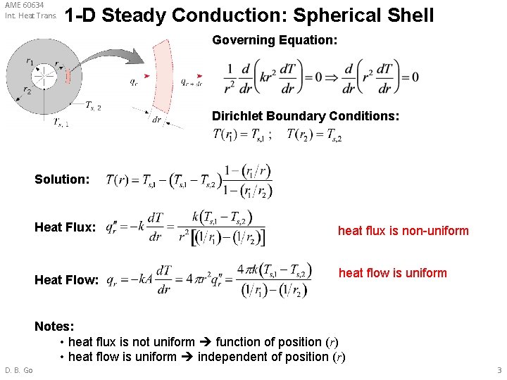 AME 60634 Int Heat Trans 1 D Steady