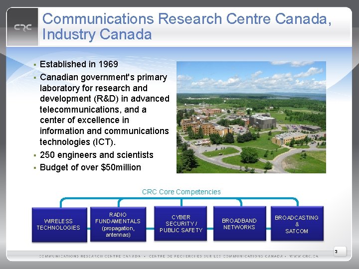 Disruptive Technologies and Cyber Security A CRC Perspective