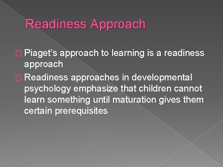 Piaget Curriculum Figure Stephanie Chislett 100451633 Curriculum Theory