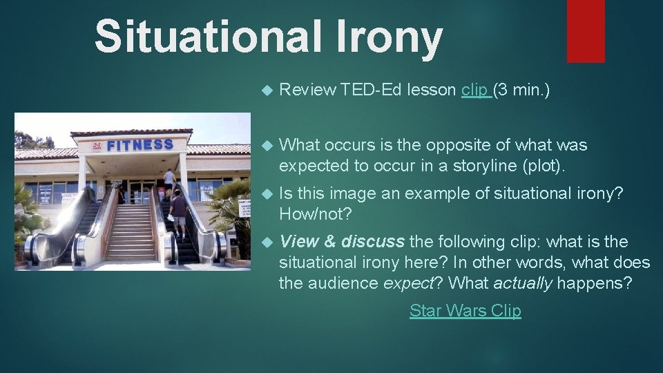 Irony in Literature Students Will Be Able To