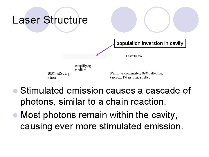 Eton College Physics WJEC AS Level Lasers Light