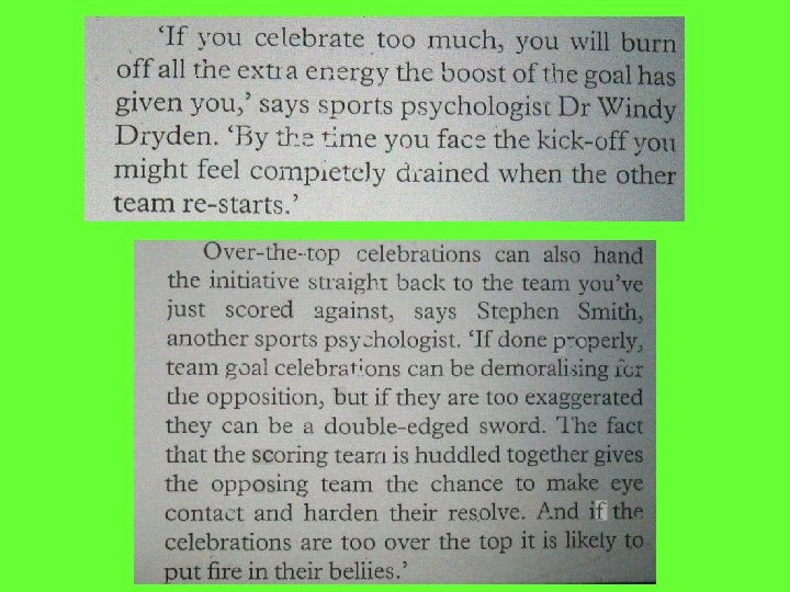 Footballers fallacies Peter Ayton Anna Braennberg City University