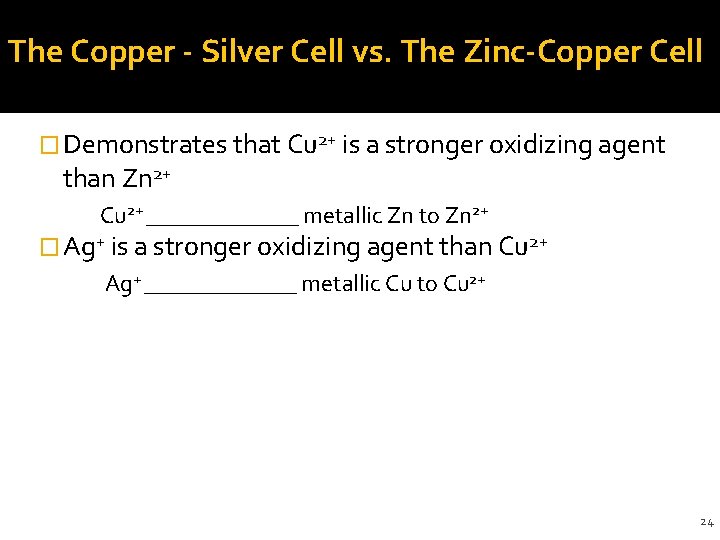 Electrochemistry Electrochemistry the study of the interchange of