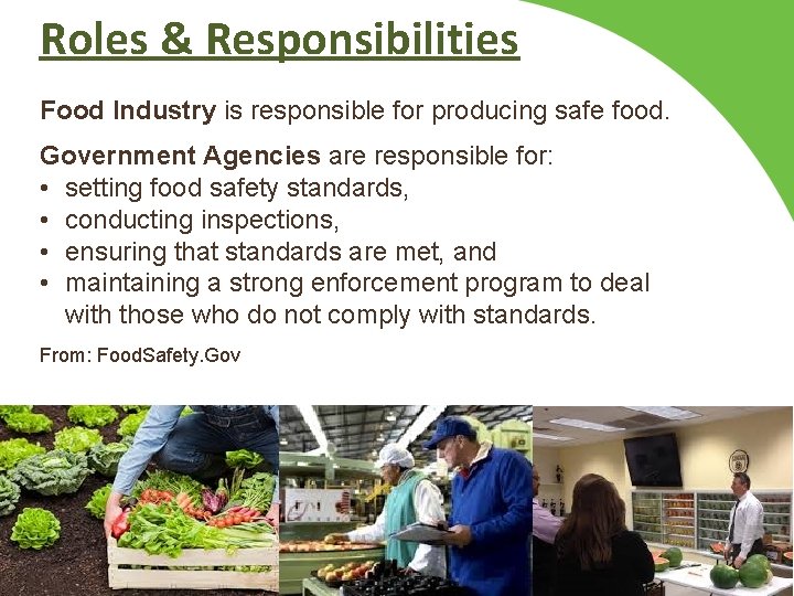 A Food Safety Modernization Act Update Jim Gorny