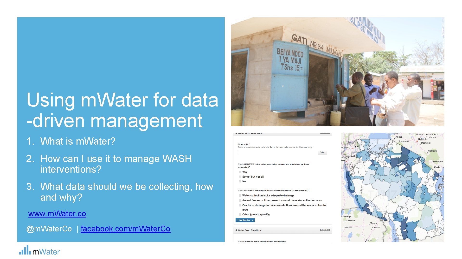 Using m Water for data driven management 1