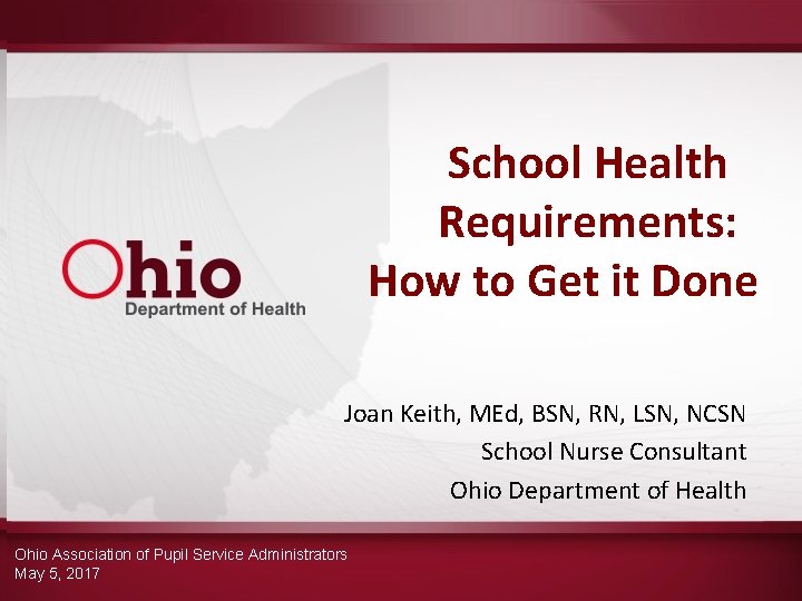 School Health Requirements How to Get it Done