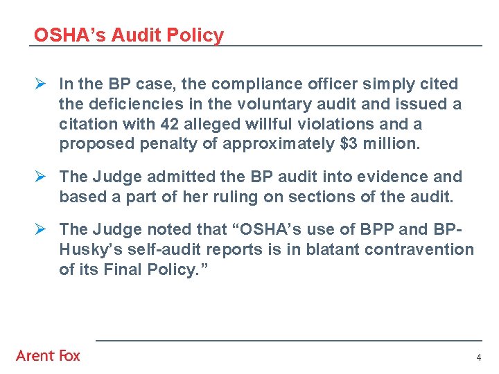 Audit and Incident Report Writing for Safety and