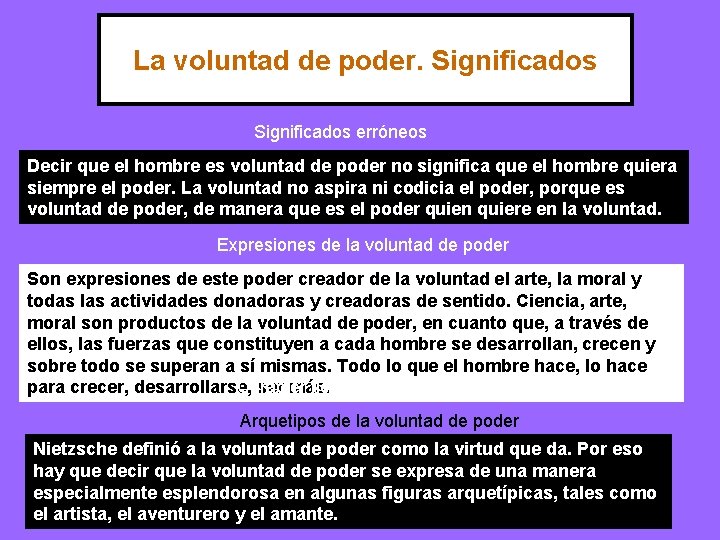 La filosofa de Nietzsche El pensamiento de la