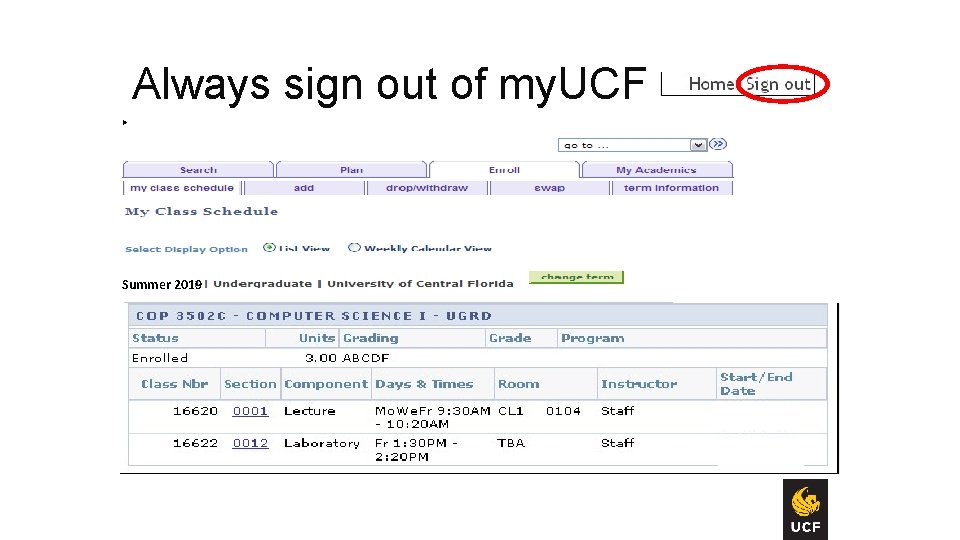 Registration Overview 2019 UCF Orientation Program Before you