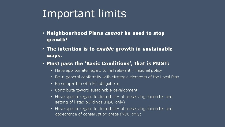 Neighbourhood Plans An Introduction Steve Besfordfoster What is