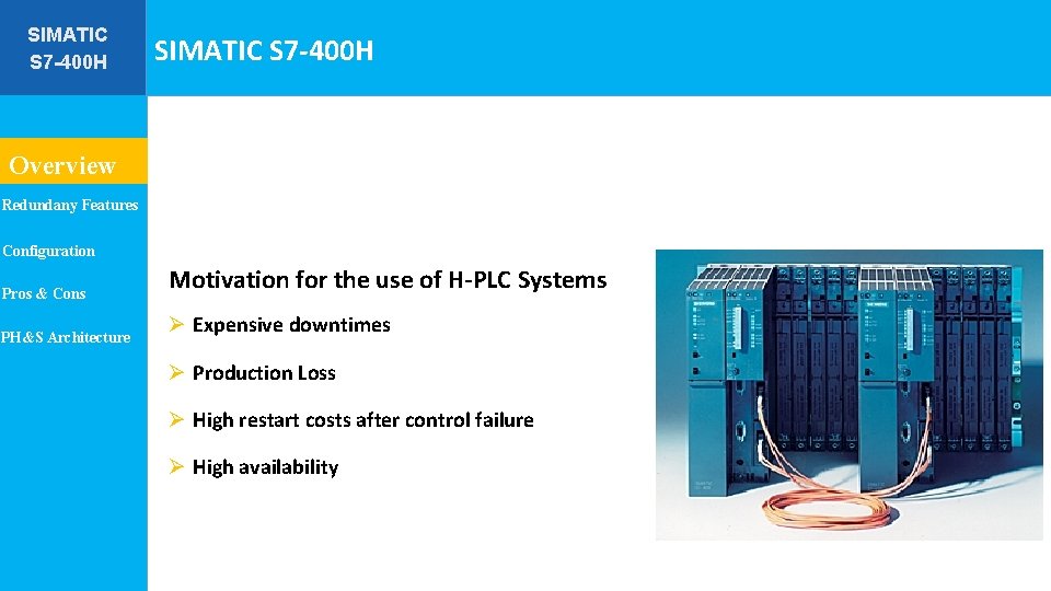 Main PLC upgradation Project of PHS PRESENTED BY