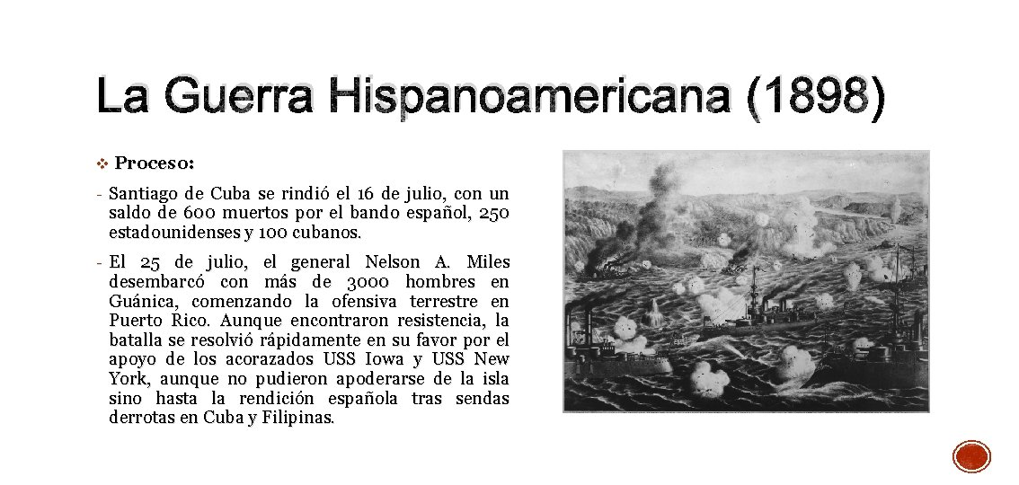 EL GARROTE COMO POLTICA LA GUERRA HISPANOAMERICANA Ciencias
