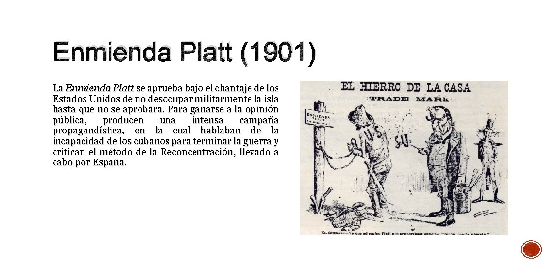 EL GARROTE COMO POLTICA LA GUERRA HISPANOAMERICANA Ciencias