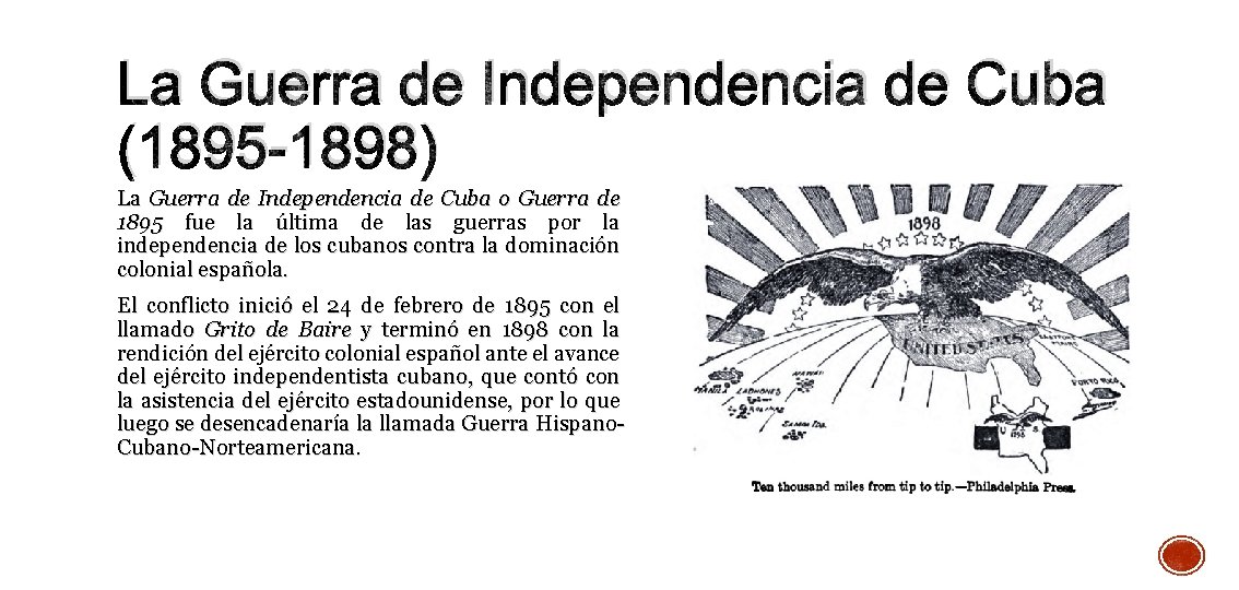 EL GARROTE COMO POLTICA LA GUERRA HISPANOAMERICANA Ciencias