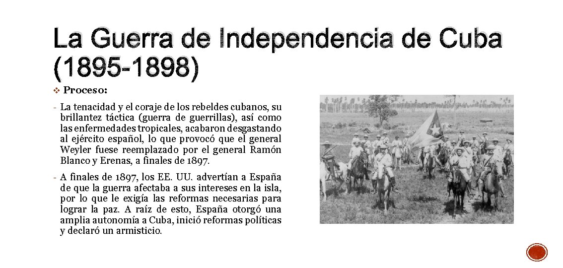 EL GARROTE COMO POLTICA LA GUERRA HISPANOAMERICANA Ciencias