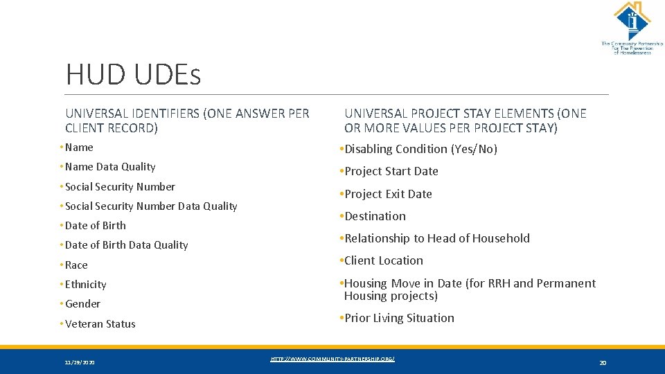 DC HMIS Training DC 100 HMIS BASICS 11292020