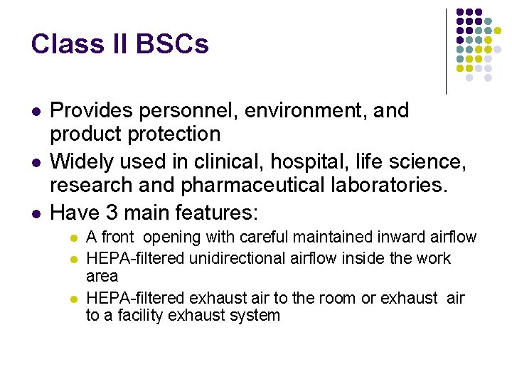 Biological Safety Cabinets and Chemical Fume Hoods By