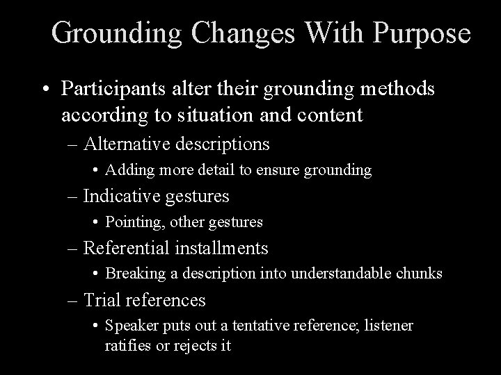 Grounding in Communication Herbert H Clark and Susan
