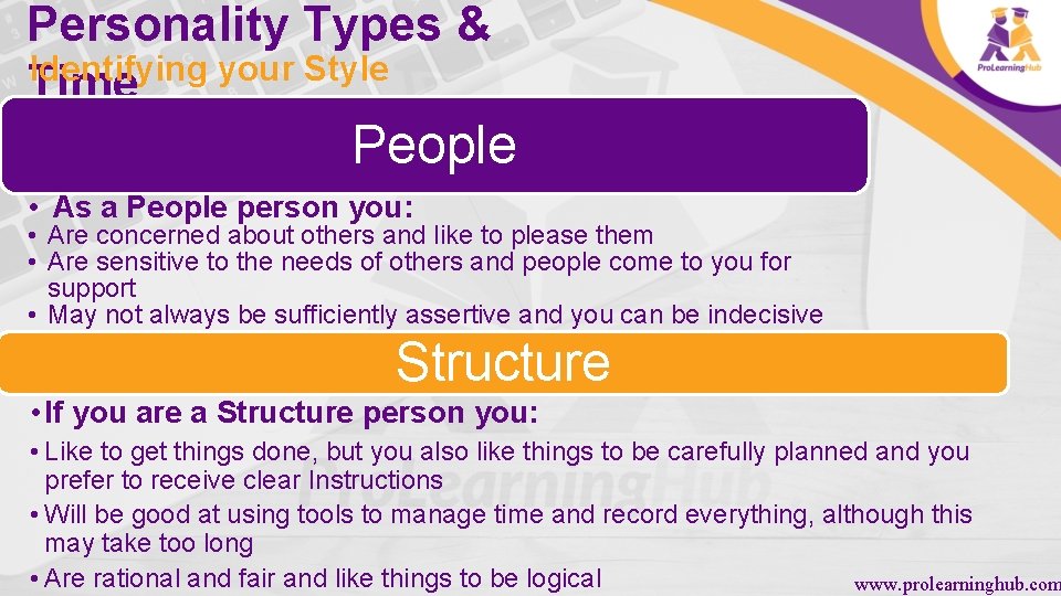 Personality Types Time Personality Types Identifying your Style