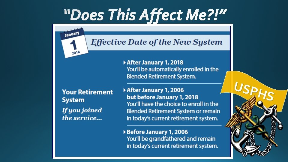 An Introduction to USPHS Retirement PPAC Retirement Subcommittee