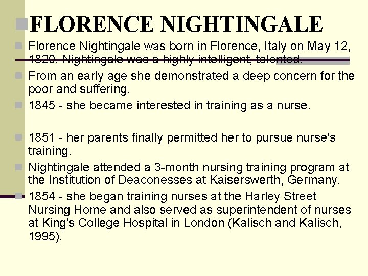 n The evolution of Professional Nursing The evolution