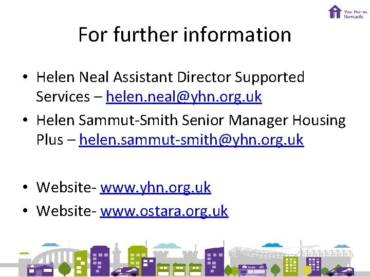 Helen Neal Your Homes Newcastle YHN and our