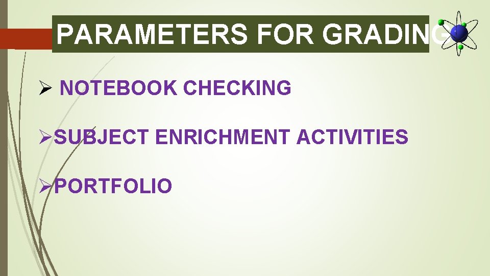 DEPARTMENT OF SCIENCE Orientation Programme of Class VIII