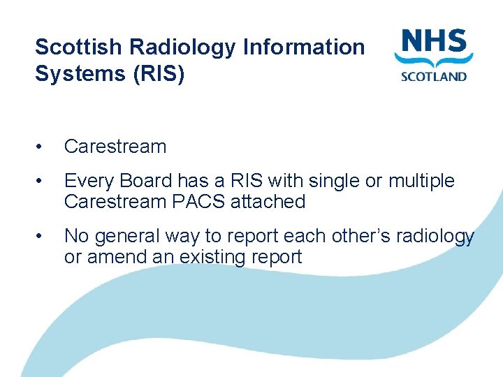 Radiology The National Context Current and anticipated challenges