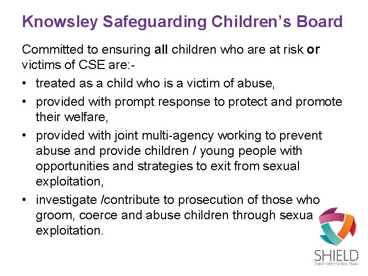 Launch of SHIELD Team Presented by Councillor See