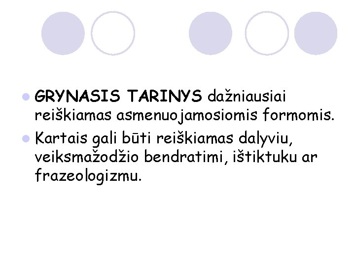 TARINYS IR JO RYS SUSIPAINKIME SU TARINIU TARINYS