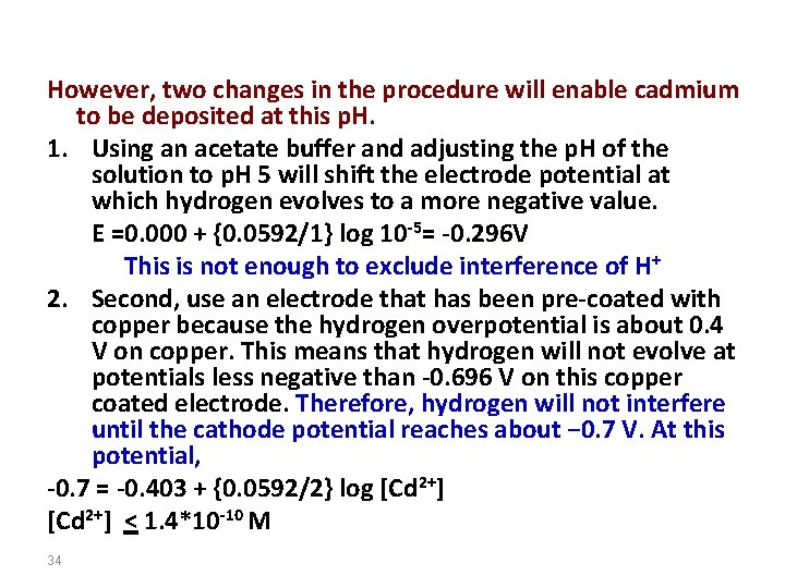 Electrogravimetry and Coulometry Lecture 1 1 Electrogravimetry and