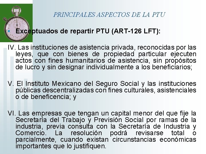 PARTICIPACIN DE LOS TRABAJADORES EN LAS UTILIDADES PTU