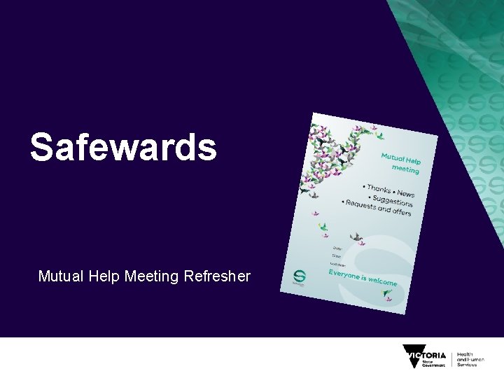 Safewards Mutual Help Meeting Refresher Explanationinformation Role ...