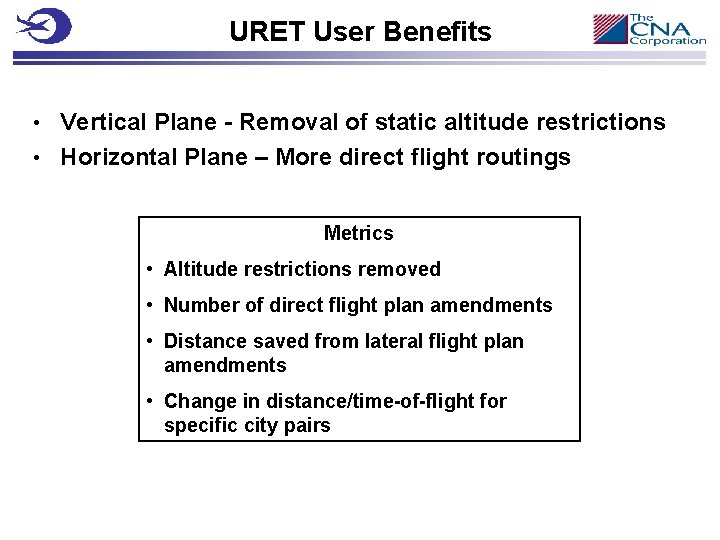 Free Flight Program Update Joseph Post The CNA