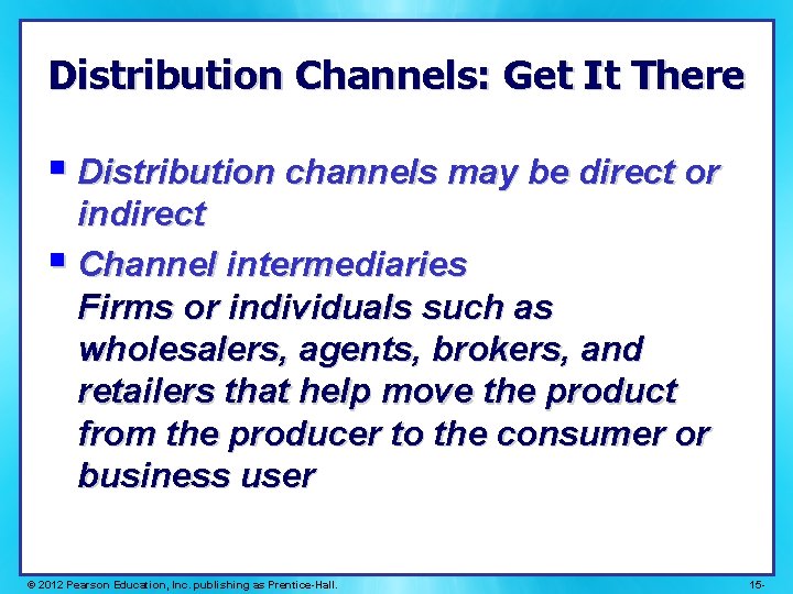 Deliver Value Through Supply Chain Management Channels of