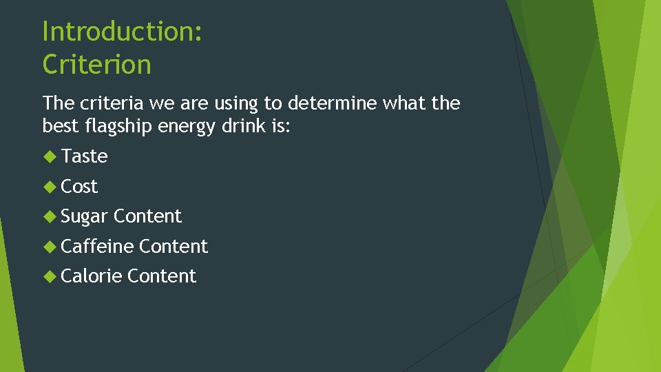 What Flagship Energy Drink Should You Buy Feasibility
