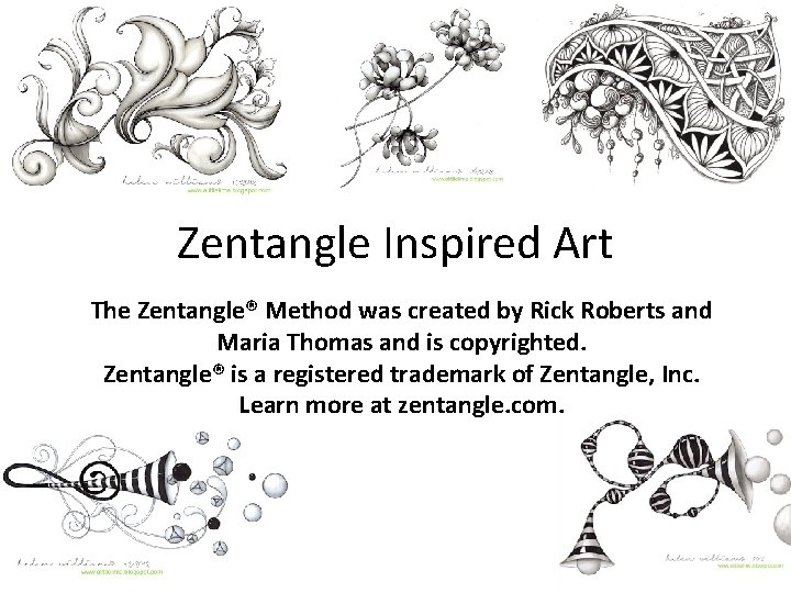 Zentangle Inspired Art The Zentangle Method was created