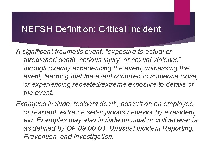 First Aid to Staff Northeast Florida State Hospital