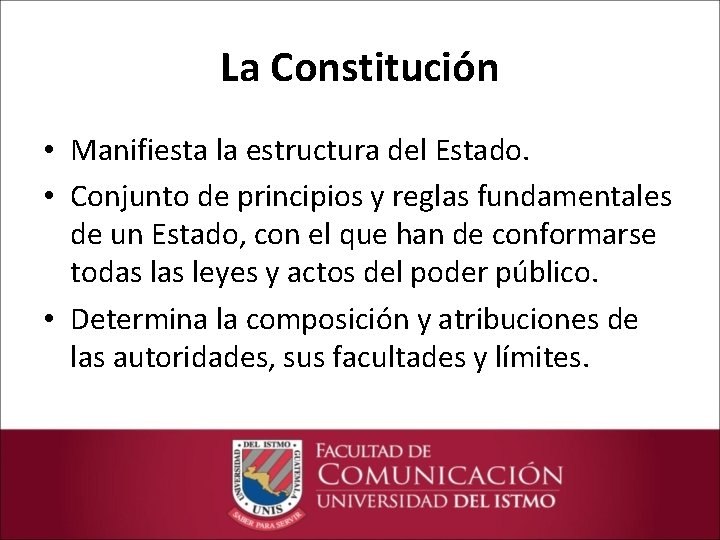 Constitucin y Teora del Estado Derecho y Comunicacin