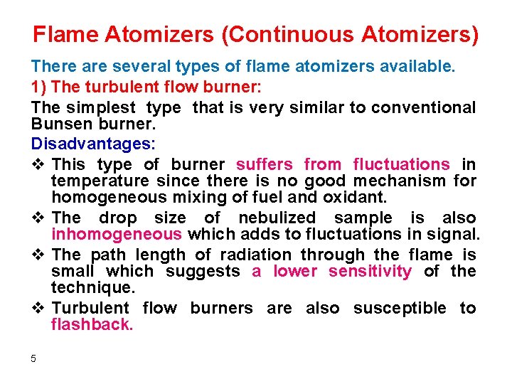 Atomic Absorption Spectroscopy Lecture 13 1 Flame Absorbance