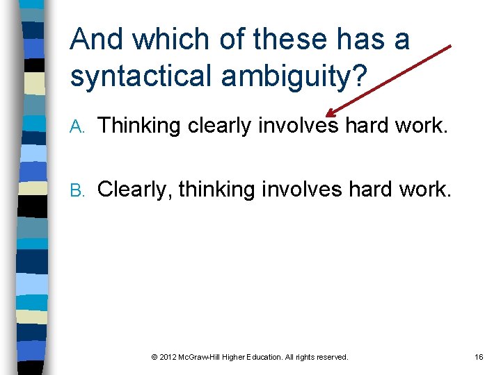 Chapter 3 first part of 3 AMBIGUITY One